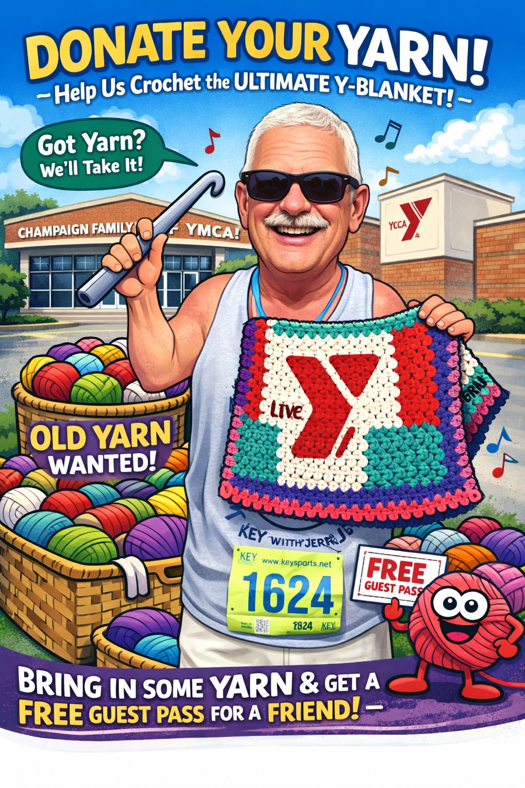 Donate Your Yarn & Help Stitch Something Special at the Champaign ...